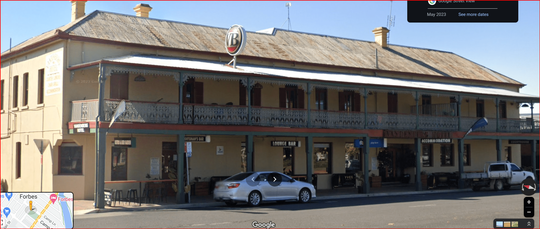 Vandenberg Hotel, Forbes. New South Wales, Australia, - Aussie Hotels ...